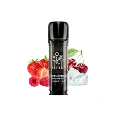 ELFA PRO Straw. Rasp. Cherry Ice Refills - VapeMountain.com