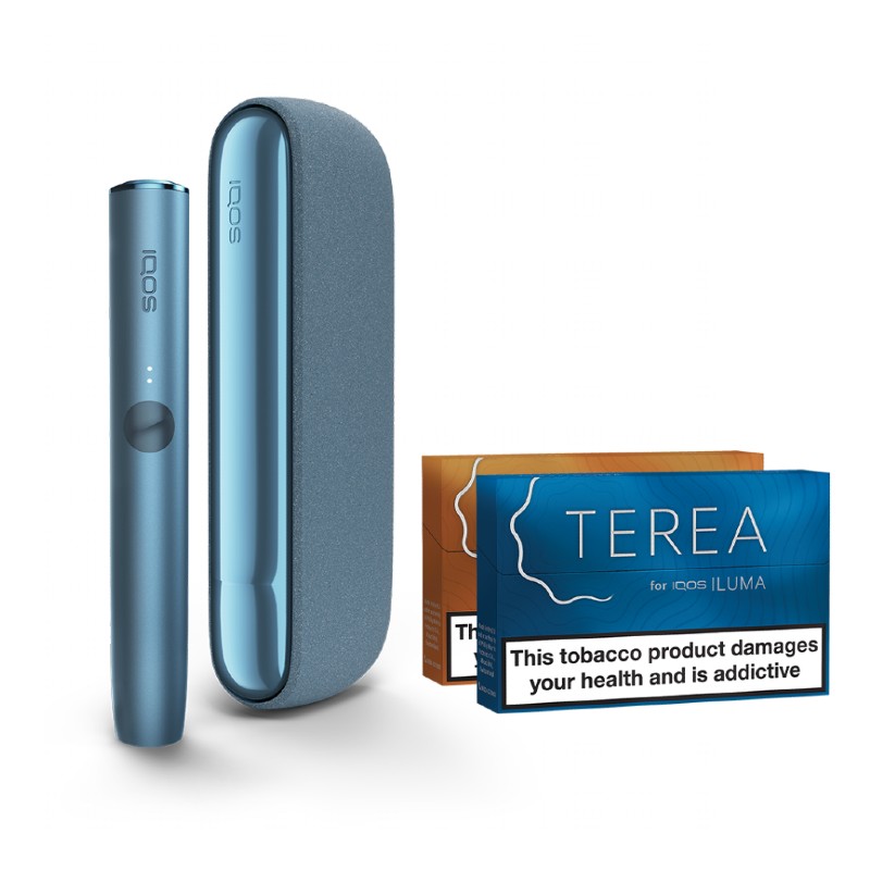 IQOS Iluma Heated Tobacco Device Kit (Grey) - VapeMountain.com