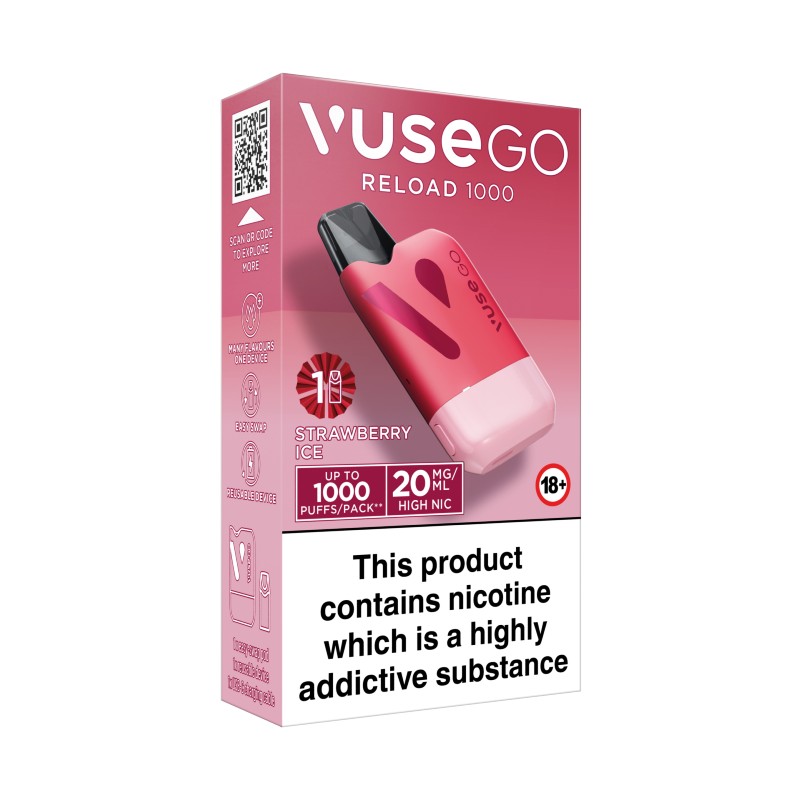 Vuse Go Reload Red Refillable Box Vape - VapeMountain.com