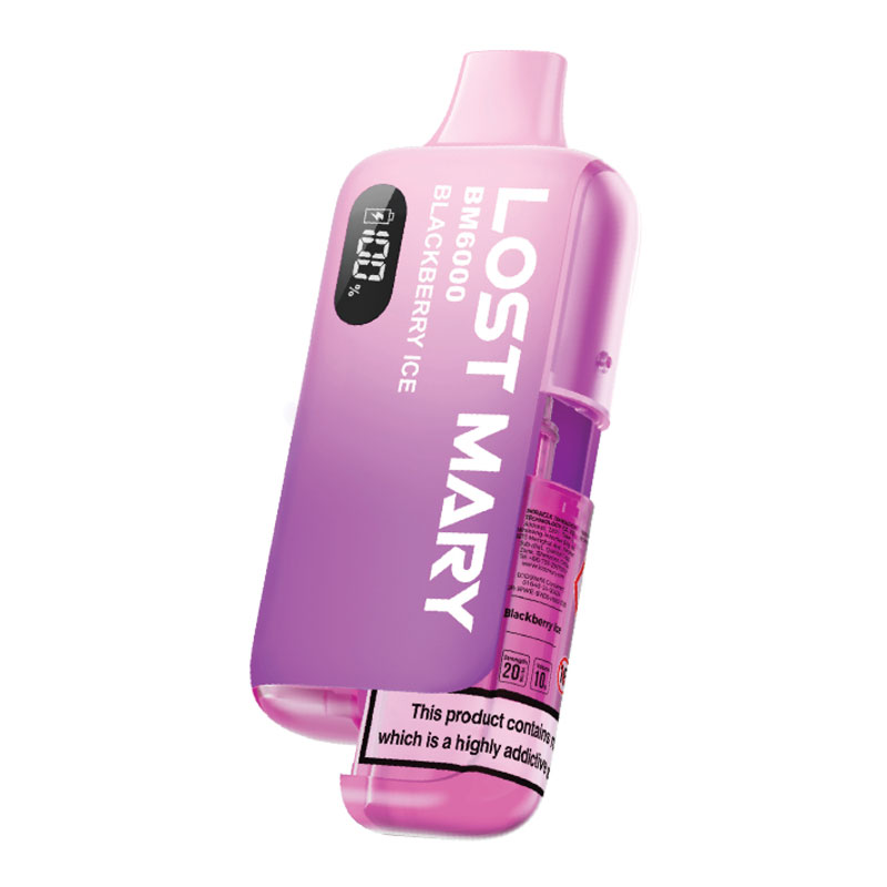 Lost Mary BM6000 Blackberry Ice Vape Kit - VapeMountain.com