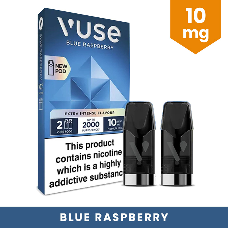Vuse Blue Raspberry Intense Pods (10mg) - VapeMountain.com