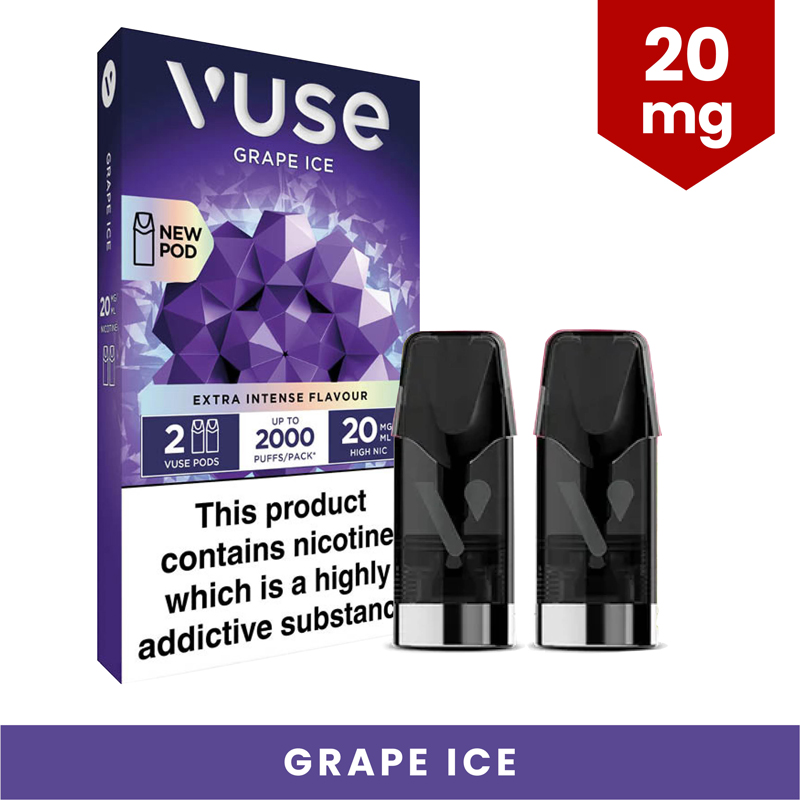 Vuse Intense Grape Ice Refill Pods (20mg) - VapeMountain.com