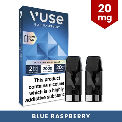 Vuse Blue Raspberry Intense Pods (20mg) - VapeMountain.com