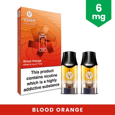 Vuse Pro Blood Orange Refill Pods 6mg - VapeMountain.com